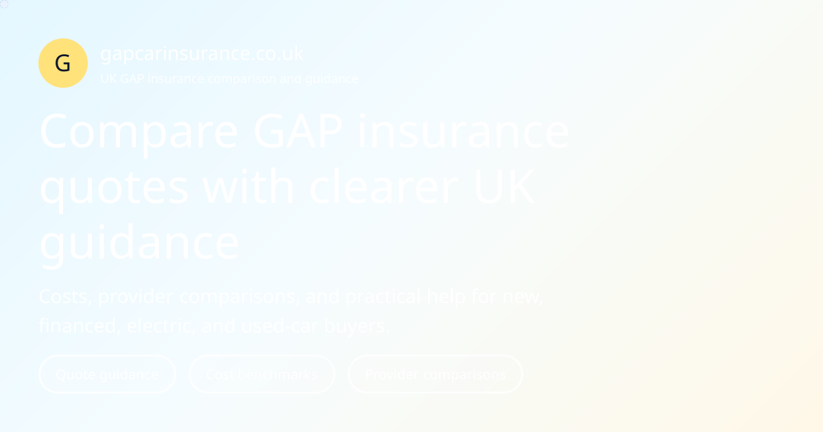 GAP Insurance Cost UK: Typical Prices | gapcarinsurance.co.uk